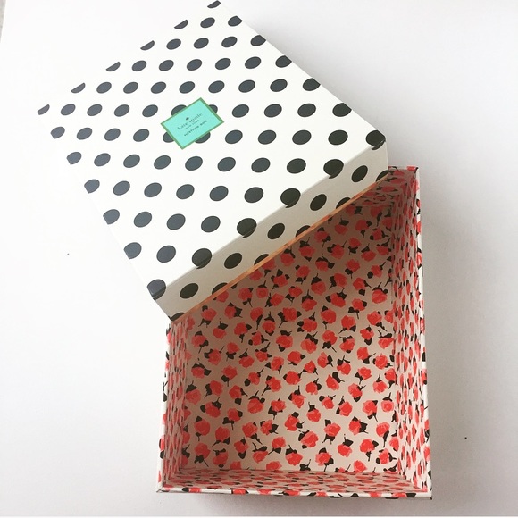 kate spade | Storage & Organization | New Kate Spade Small Polka Dot ...